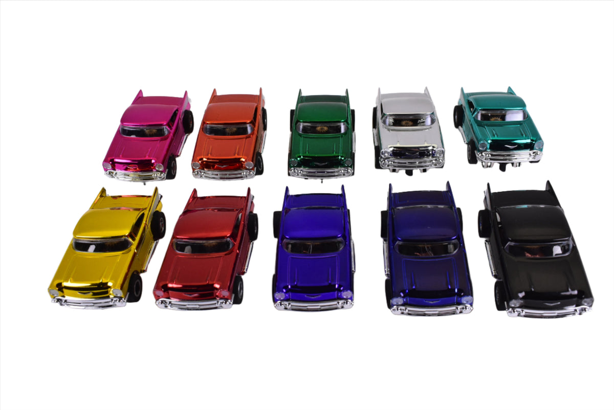 PTT/BB/AW 1957 Bel Air Chrome with/AW Xtraction Chassis Assored Colors – ProTinkerToys.com