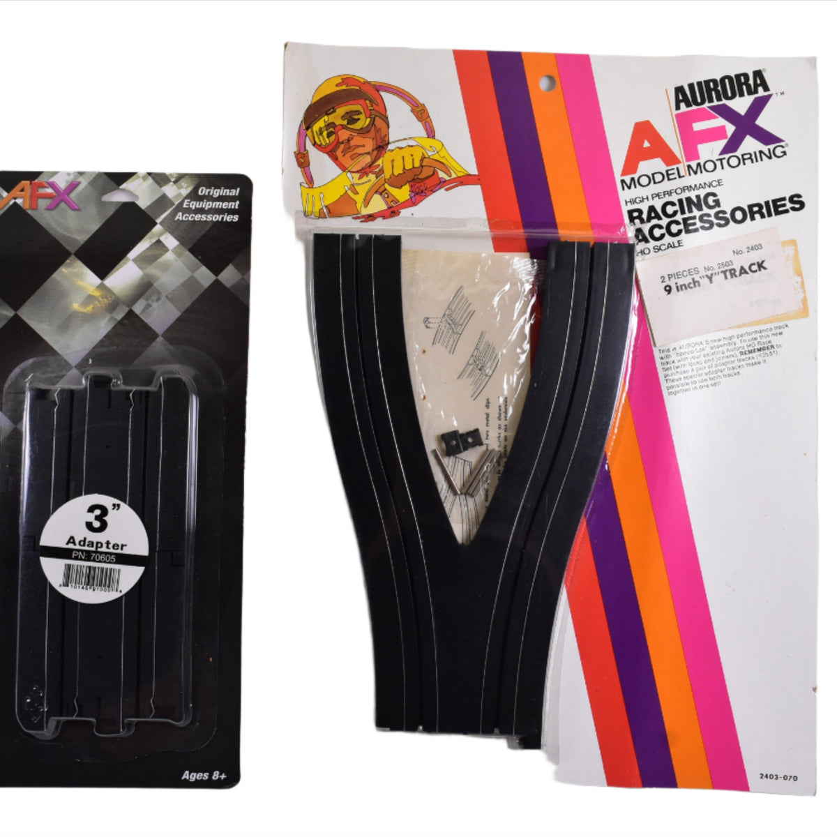 9 Inch "Y" Track 2Pieces Plus Adapter Track | 2403/70605 | Aurora/AFX ...