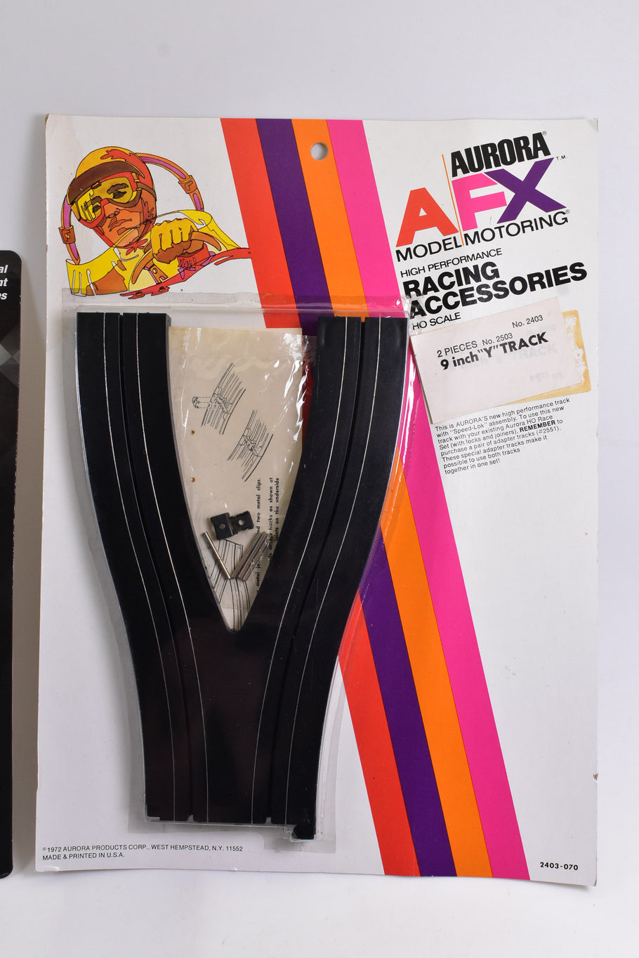 9 Inch "Y" Track 2Pieces Plus Adapter Track | 2403/70605 | Aurora/AFX ...