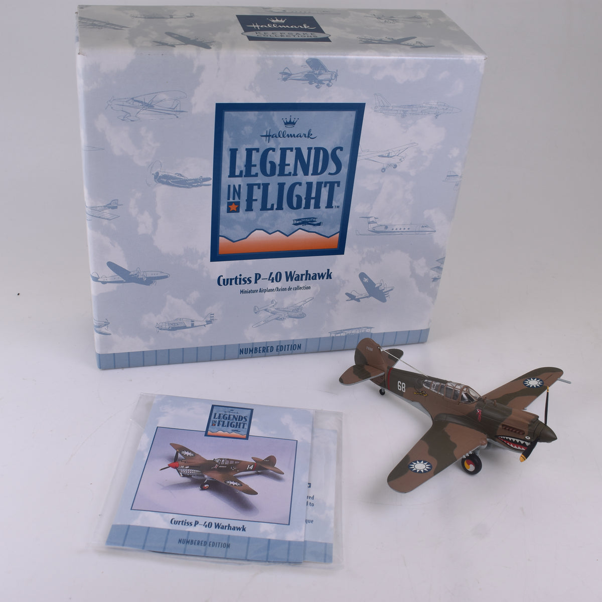 Second Chance Legends In Flight Curtiss P-40 Warhawk 1:48 Airplane Rep ...