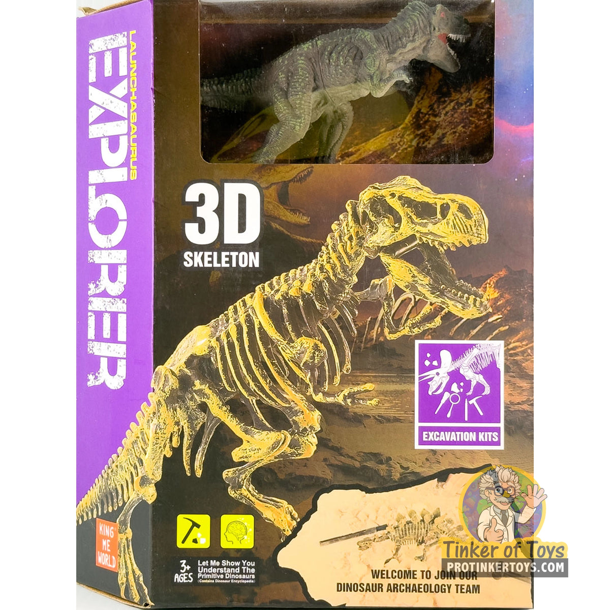 3D Skeleton Excavation Kit (Tyrannosaurus Rex) | IMX49020 | King Me Wo ...