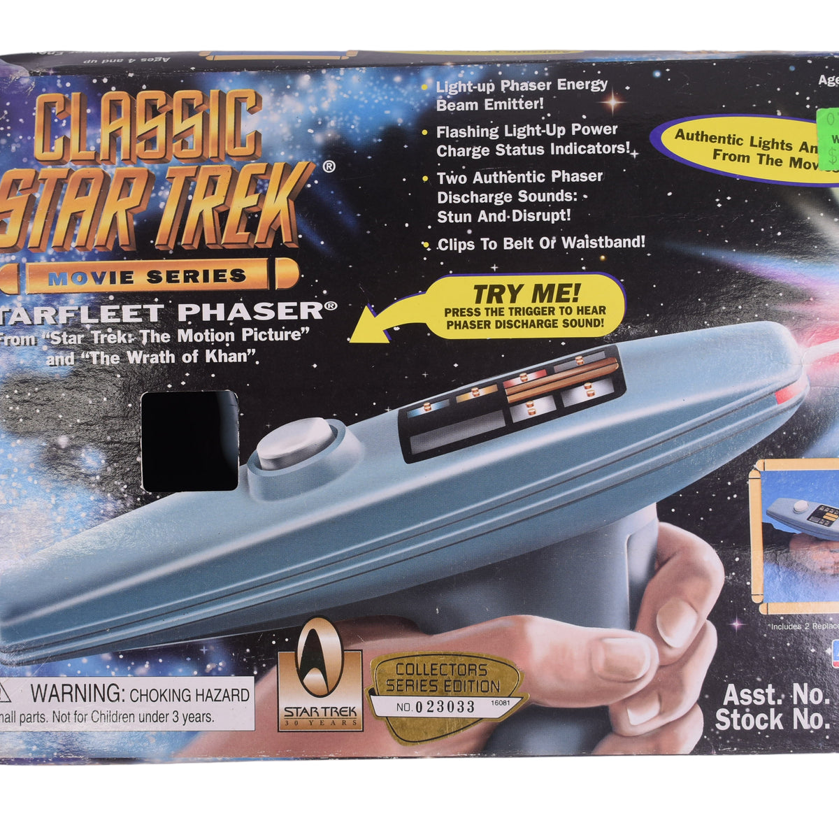 Classic Star Trek Starfleet Phaser | 16081 | Playmates – ProTinkerToys.com