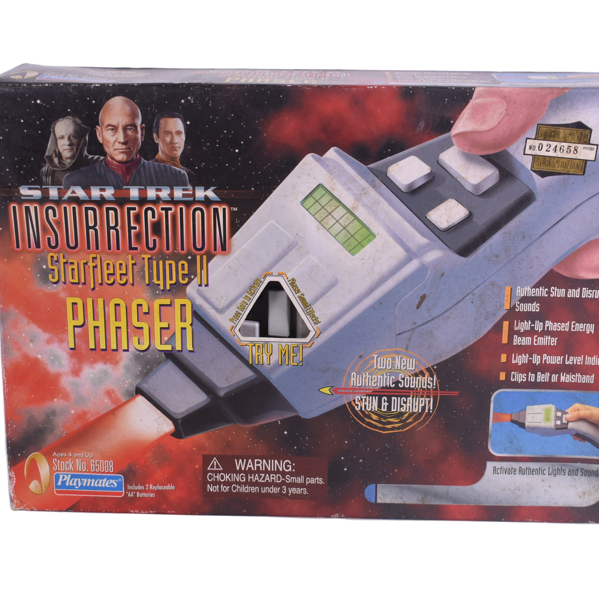 Star Trek Starfleet Type II Phaser | 65088 | Playmates – ProTinkerToys.com
