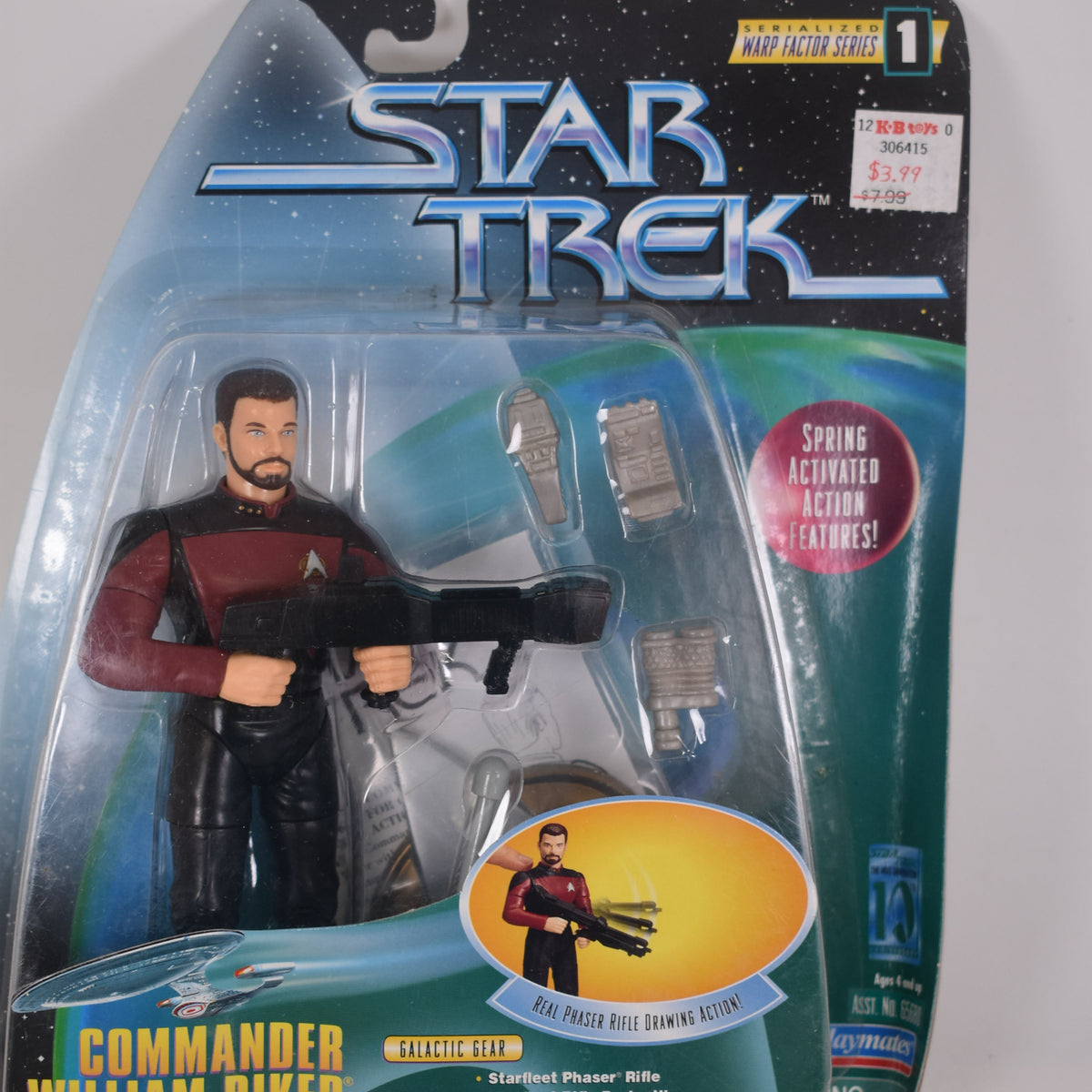 Star Trek Commander William Riker |16252 | Playmates – ProTinkerToys.com