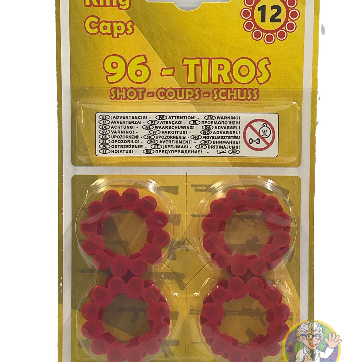 12 Shot Ring Caps 96 Single Action Shots | 96/14 | Gonher ...