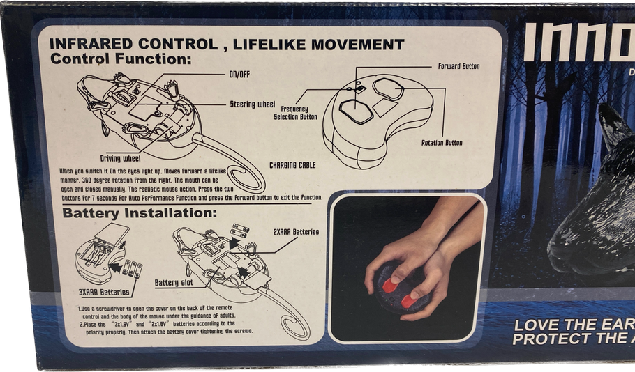 Infrared Remote Control Rat | IMX19205 | IMEX – ProTinkerToys.com