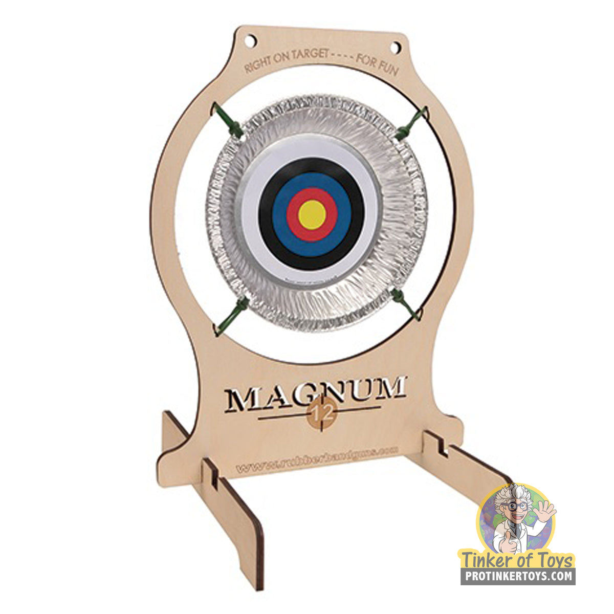 Pie Tin Target | GL2PTT-P | Magnum Rubber Band Guns – ProTinkerToys.com