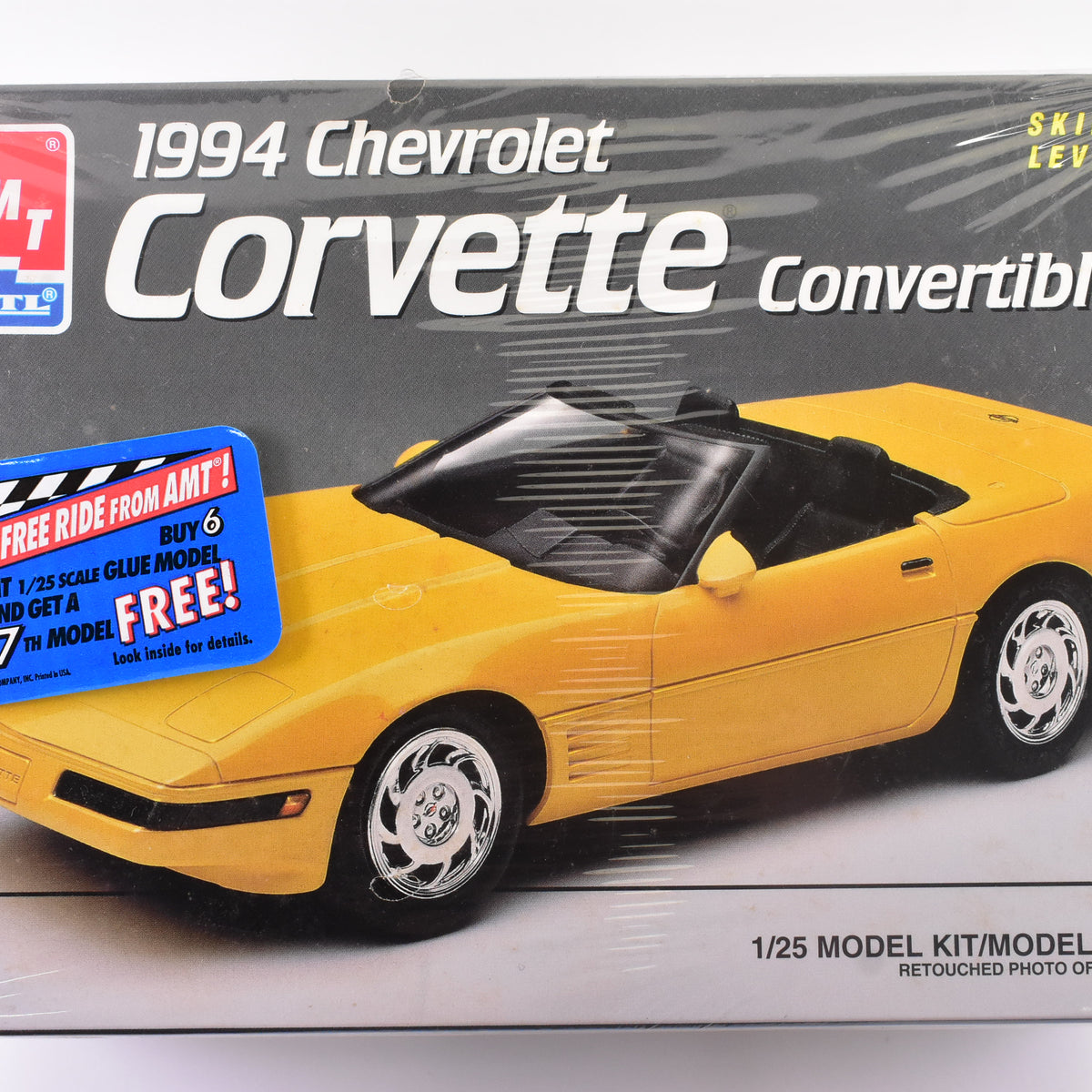 Vintage | 1994 Chevrolet Corvette Convertible 1:25 Scale | 8073 | AMT ...