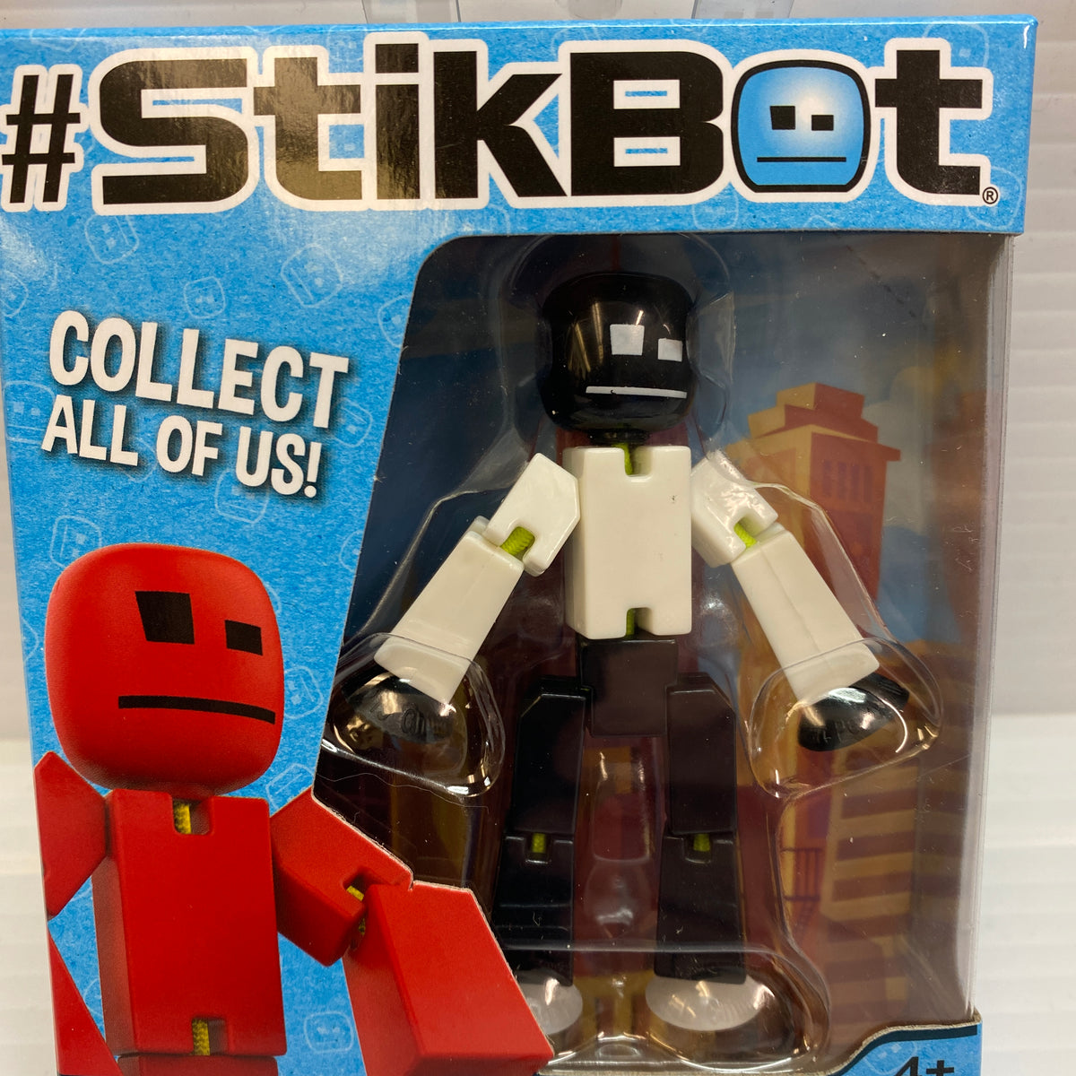 Stik Bot Singles Black/White Man | TST616 | StikBot – ProTinkerToys.com