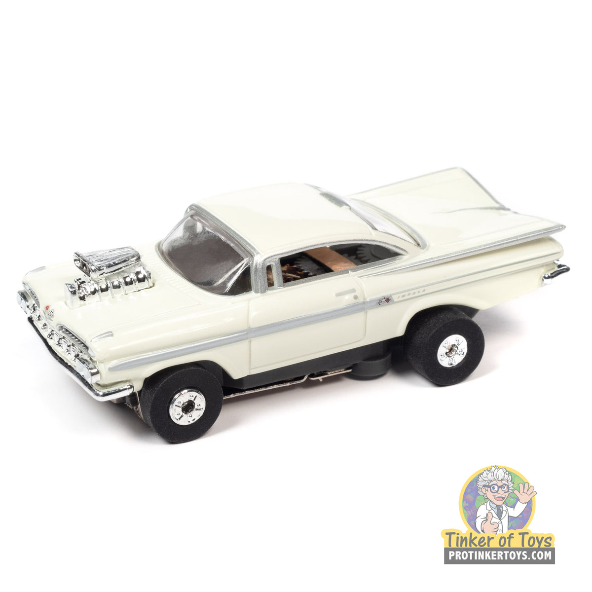 Thunderjet 1959 Chevrolet Impala Street Rod w/Blower (White) 3B | SC39 ...