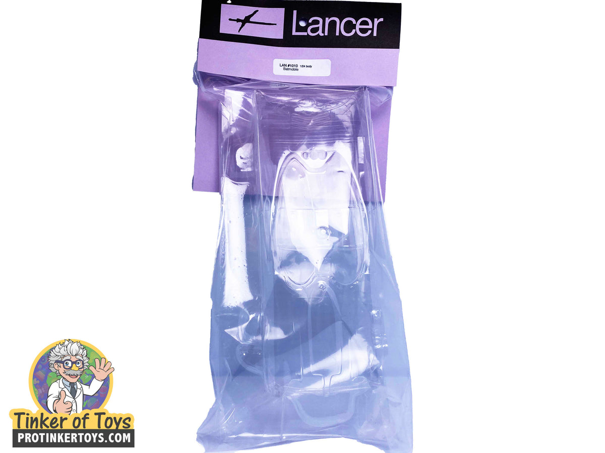 1:24 Batmobile Clear Lexan Body | L1010 | Lancer – ProTinkerToys.com
