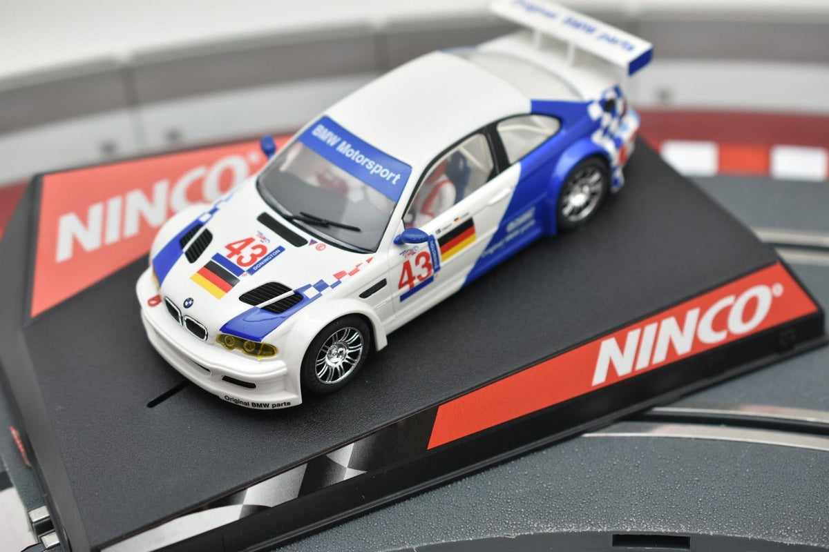 50271 NINCO 1/32 SLOT CAR BMW M3 GTR "MOTORSPORT N# 43" – ProTinkerToys.com