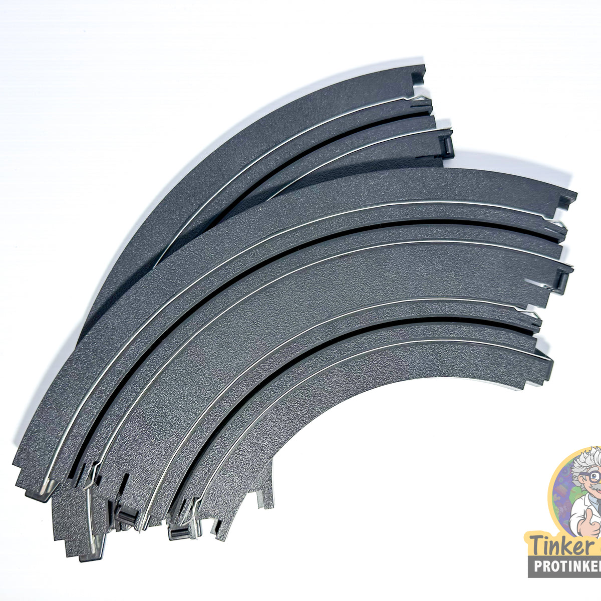 6" Radius 1-4 Curve Track 2 Pack | H0063 | Auto World – ProTinkerToys.com