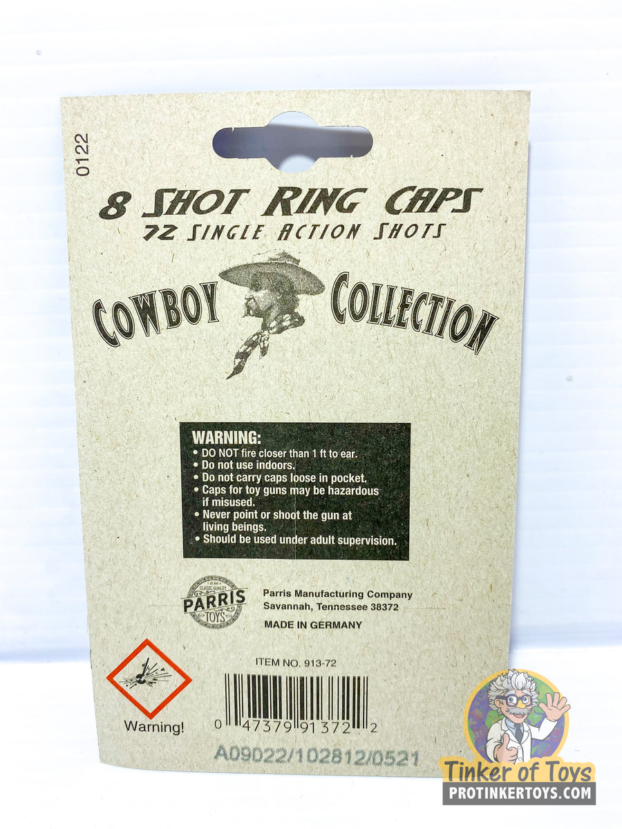 8 Shot Ring Caps 72 Single Action Shots | 913 | Parris Toys ...