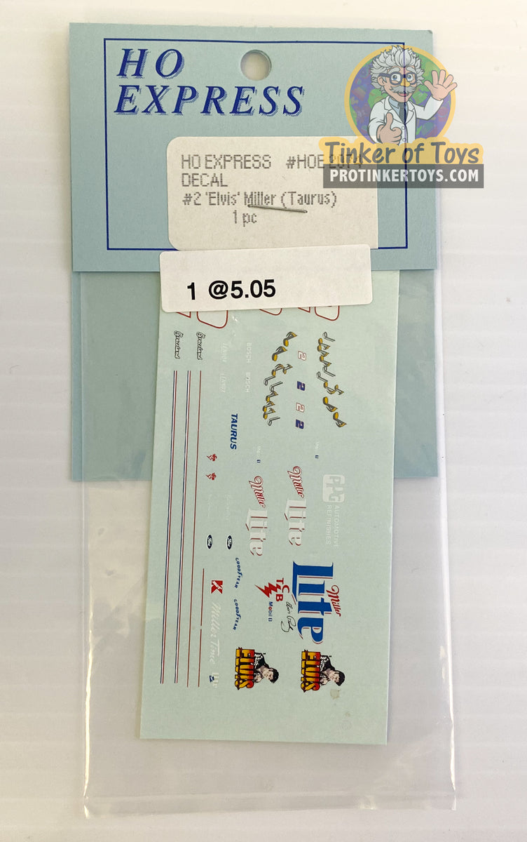 Slot Car Decal Sticker Pack | 2070-2079 | HO Express – ProTinkerToys.com