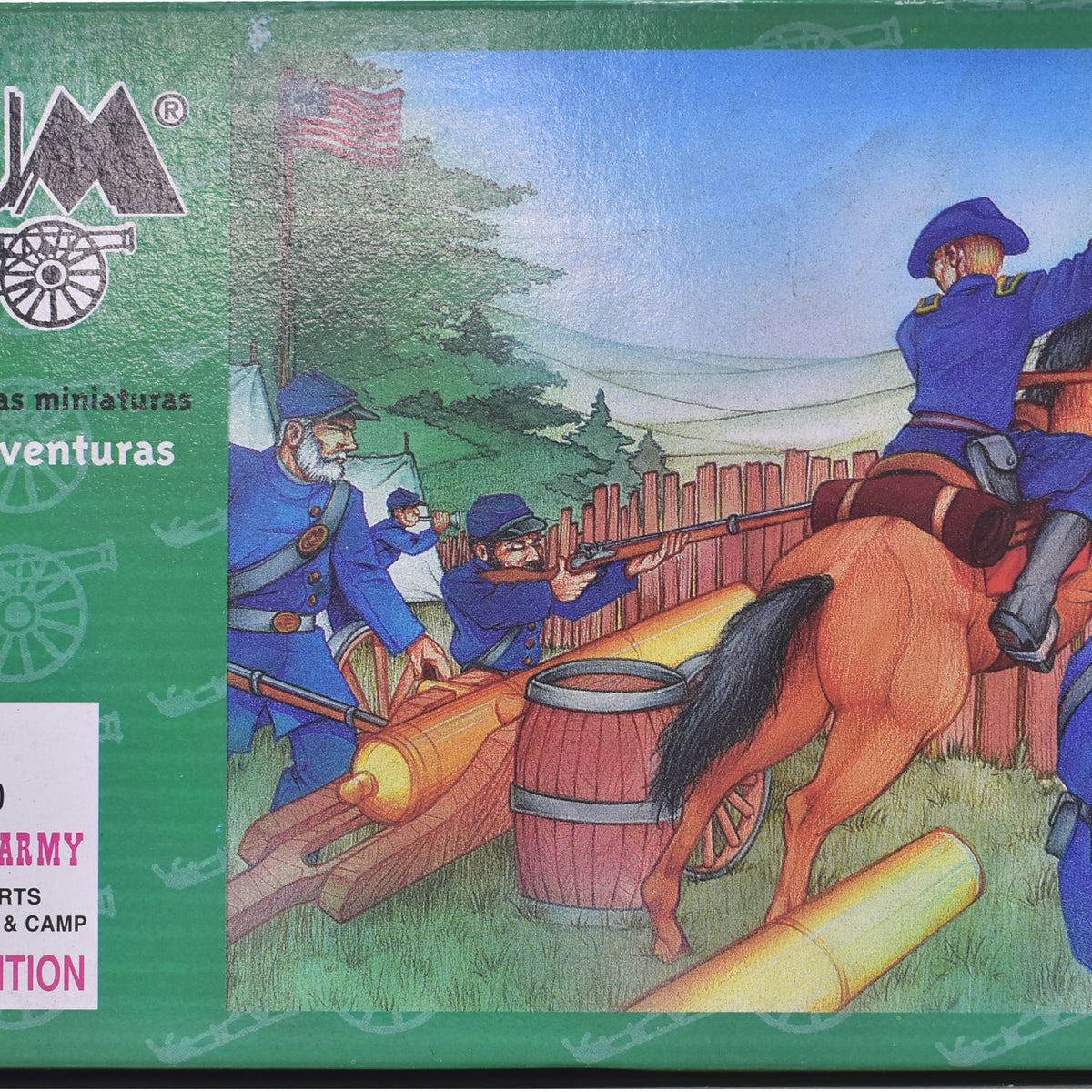 A.C.W Union Army (50 parts ) 1:72 Figure Set | 0140 | Bum Model Co ...