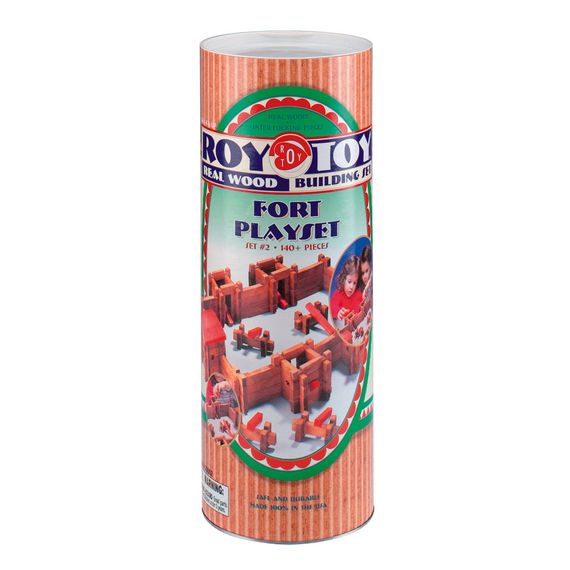 The Fort | RTMBF | Log Building Set | Roy Toy – ProTinkerToys.com