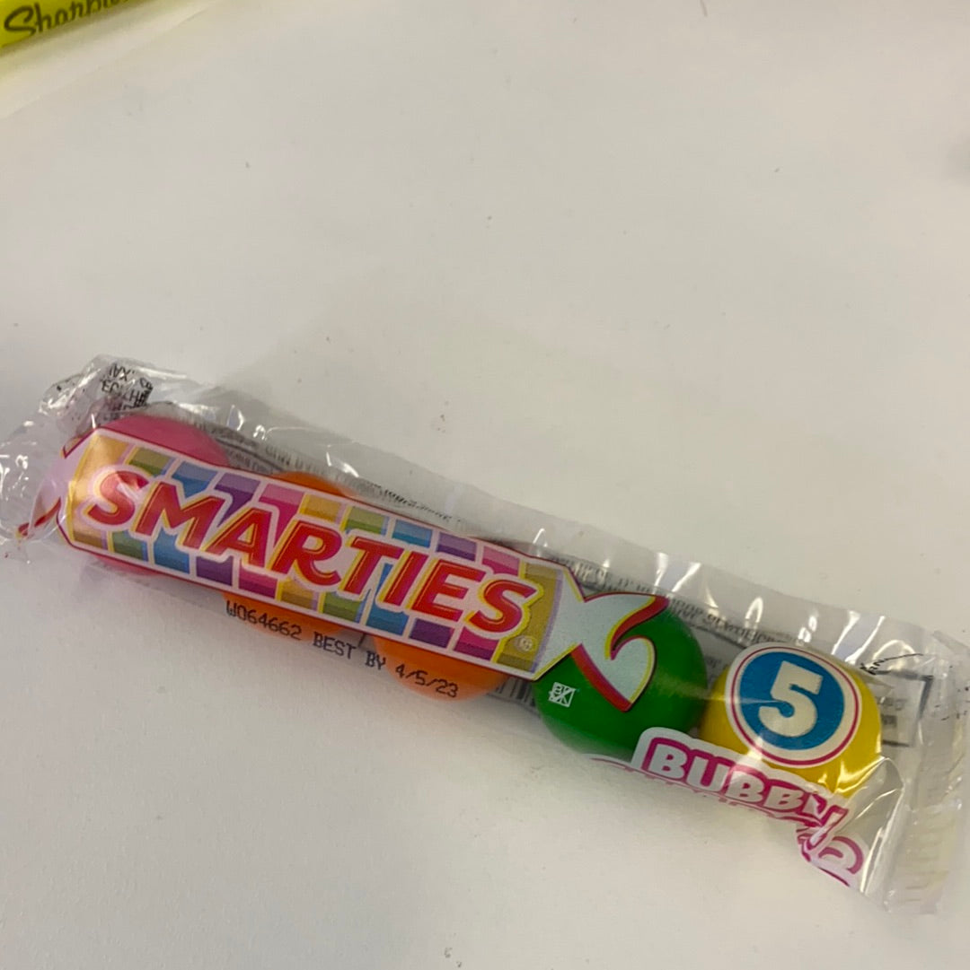 Smarties-Gumballs-Tube 5pc 10oz | 42523 | Nassau Candy – ProTinkerToys.com