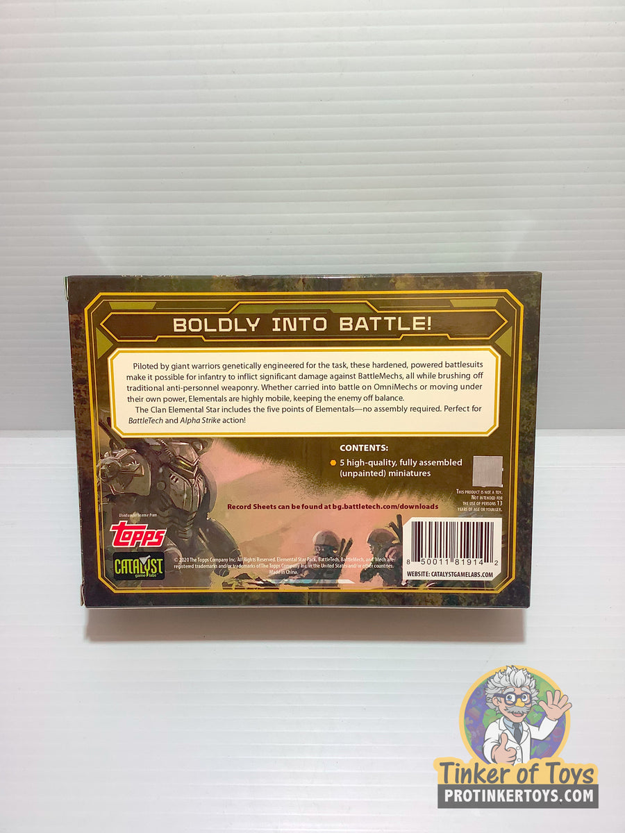 BattleTech: Miniature Force Pack - Clan Elemental Star | 35739 | Battl ...