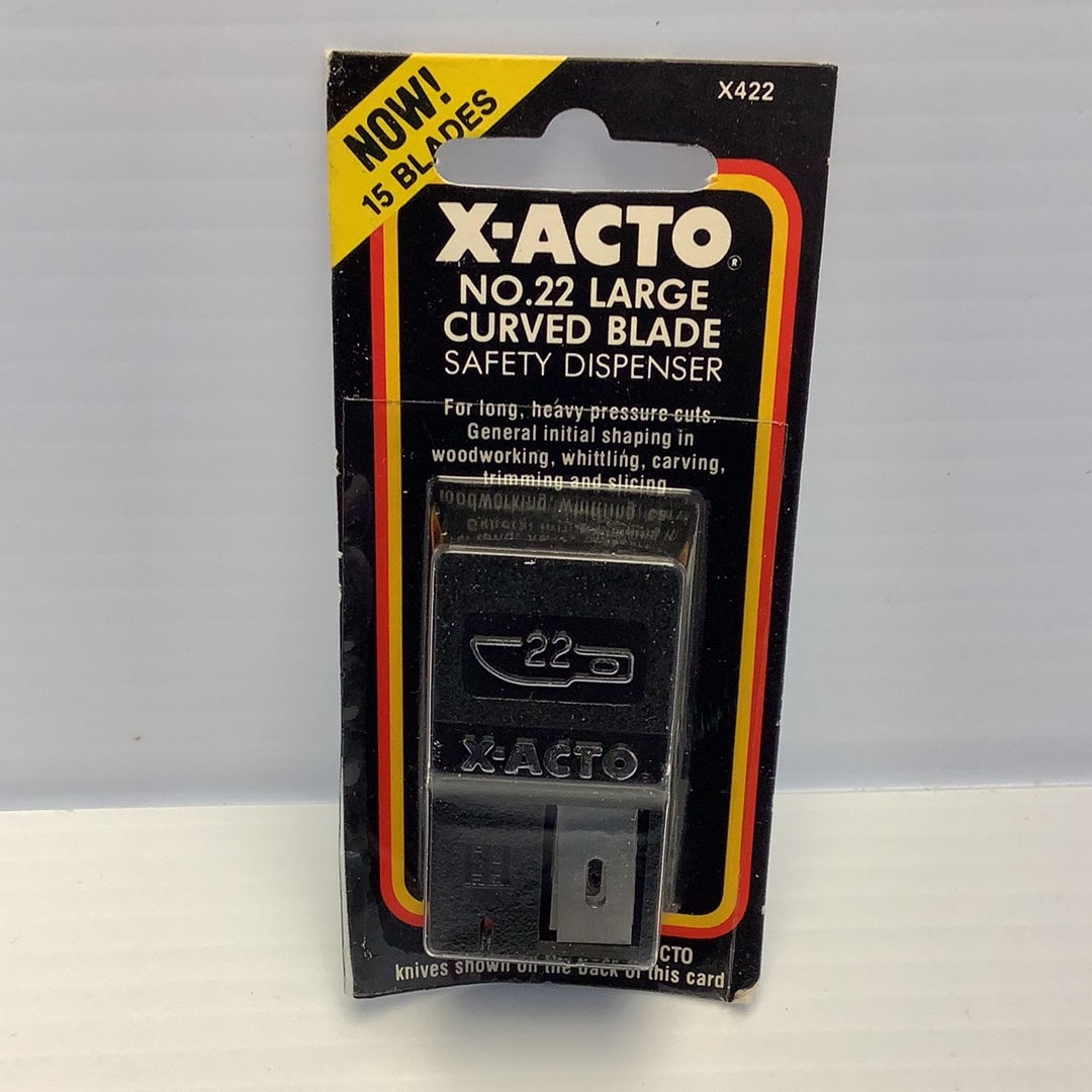 No. 22 Large Curved Blade | X422 | X-ACTO – ProTinkerToys.com