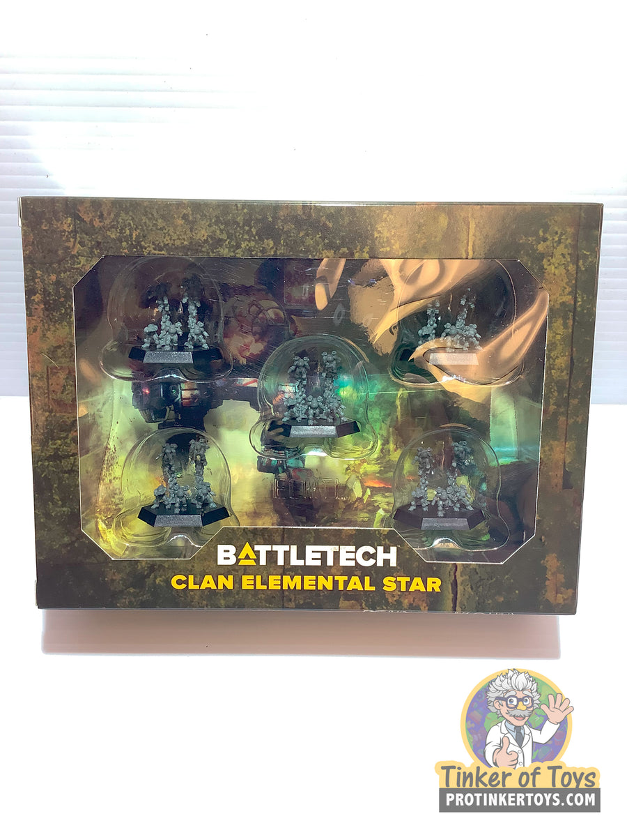 BattleTech: Miniature Force Pack - Clan Elemental Star | 35739 | Battl ...
