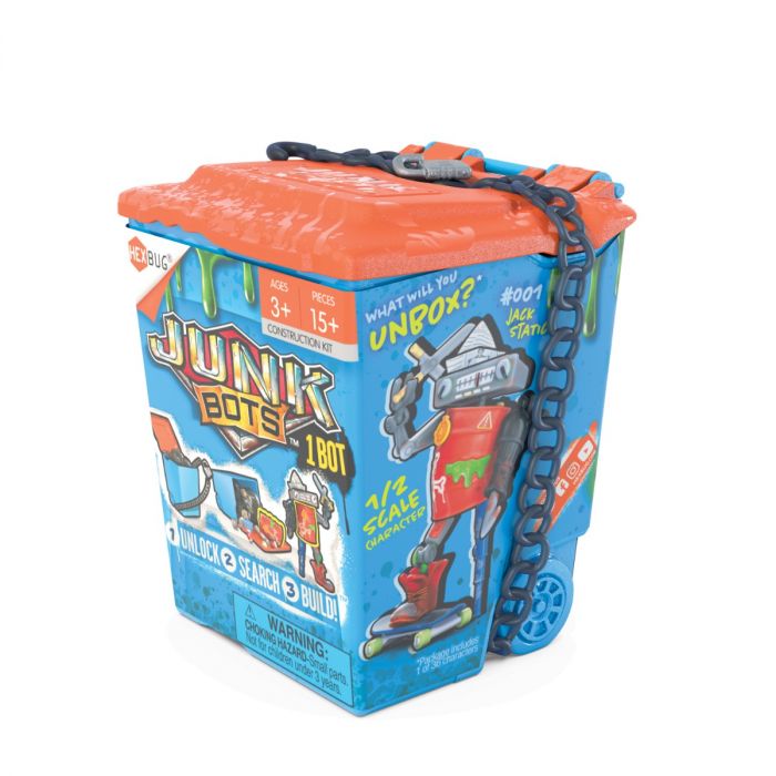 Trash Bin Assortment - JunkBots - | 430-6841 | HexBug – ProTinkerToys.com