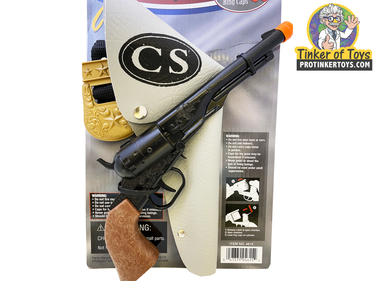 Johnny Reb Pistol Revolver & Holster | 4615 | Parris Toys ...