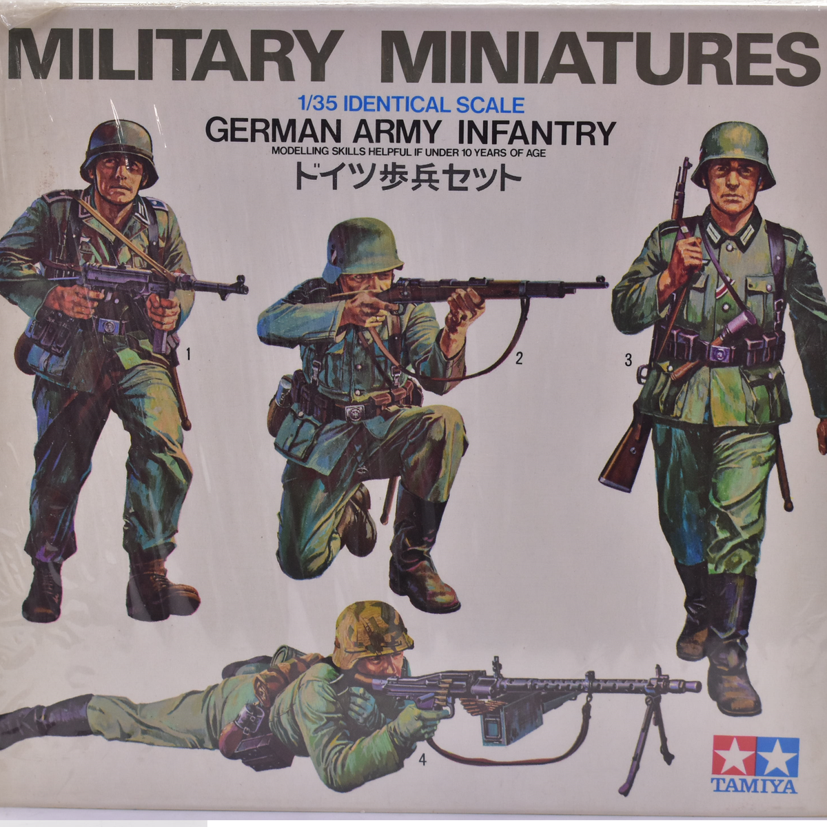 Military Miniatures german Army Infantry1:35 Scale | MM102 | Tamiya Mo ...