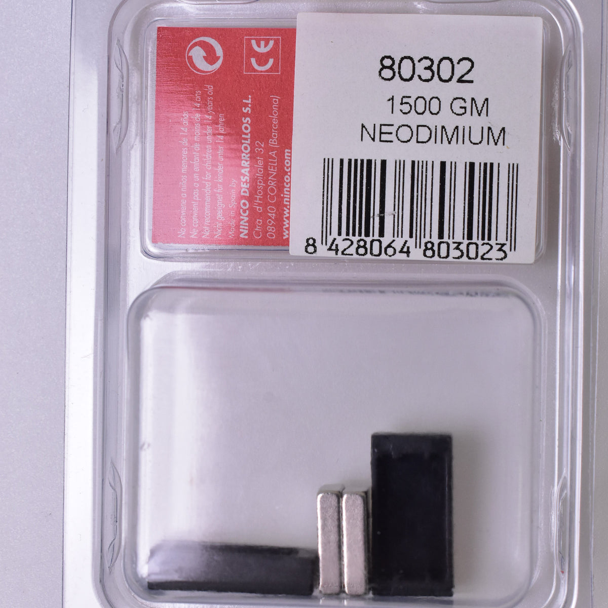 Ninco Magnet Super 13x8x3mm 1500gm x2 1/32 Slot Cars | 80302 | NINCO S ...