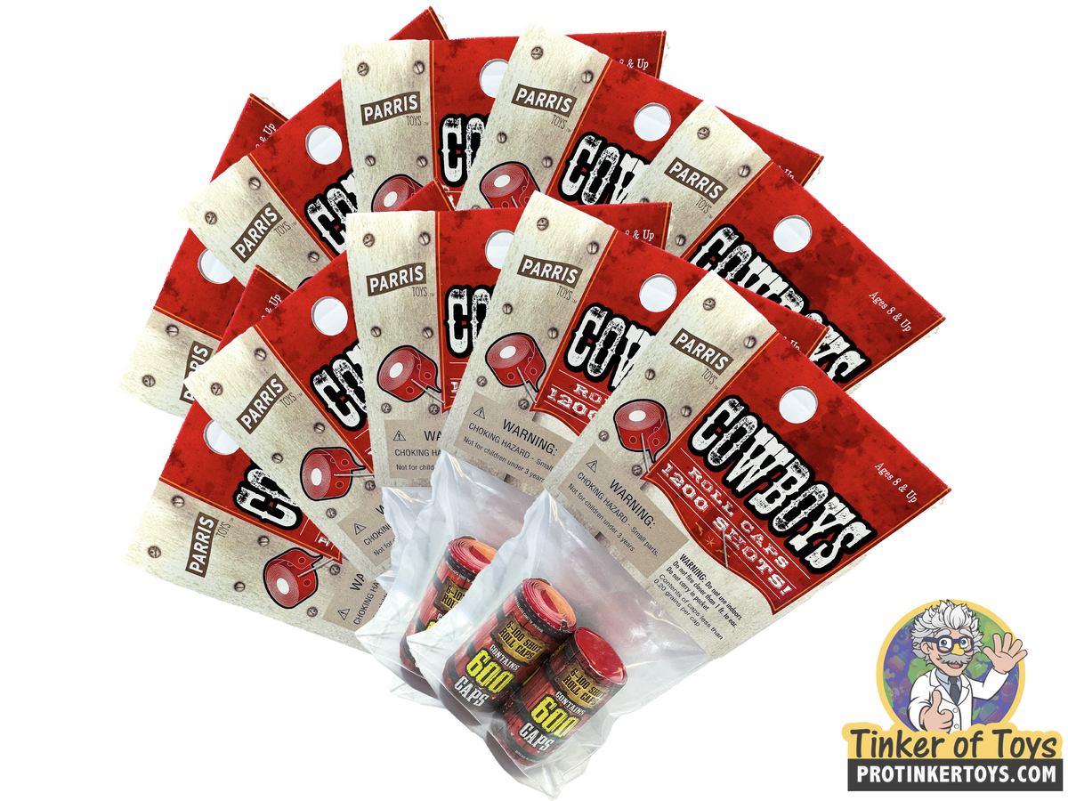 Roll Caps 1200 Shots | 912 | Parry Toys – ProTinkerToys.com