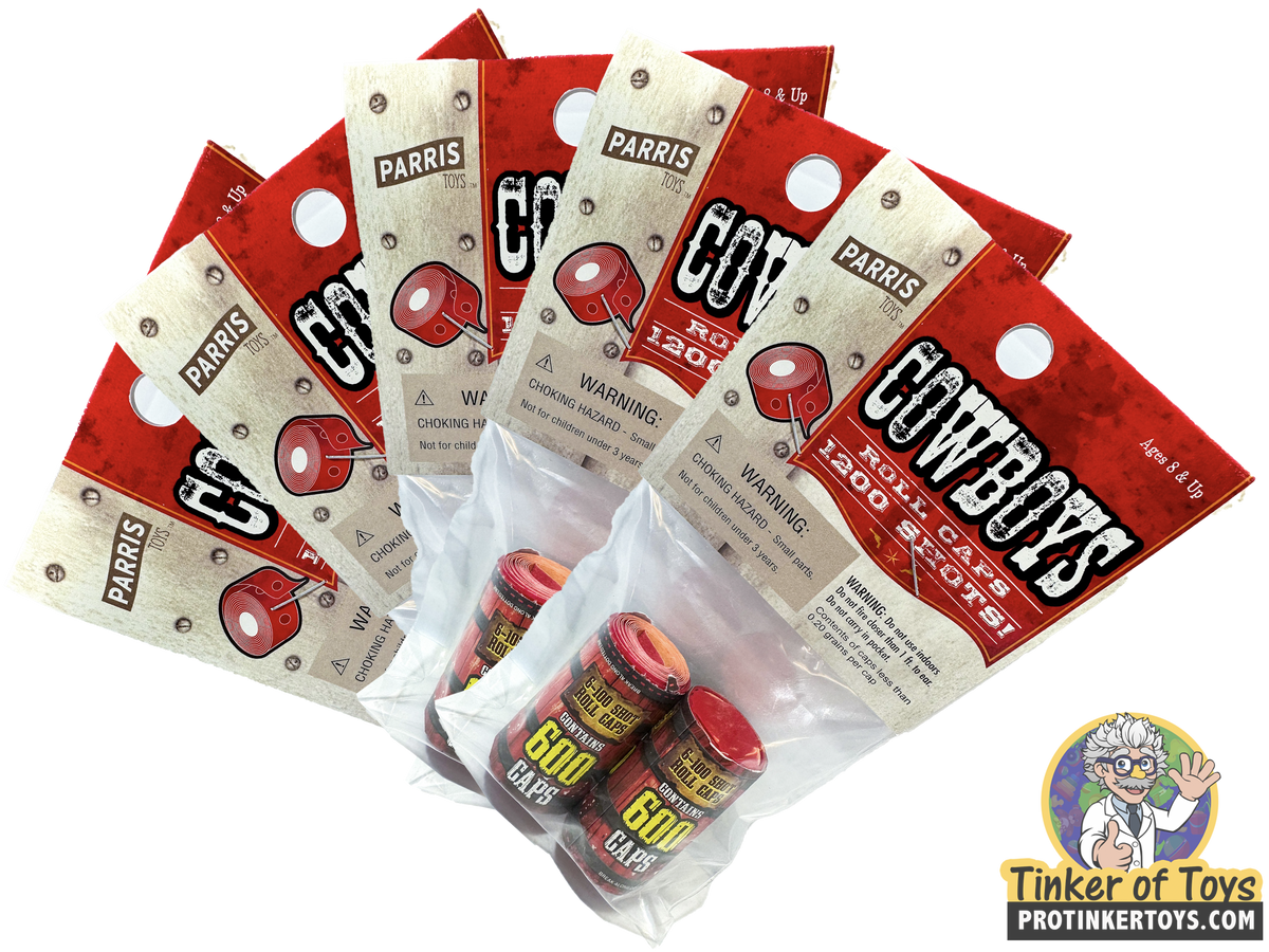 Roll Caps 1200 Shots | 912 | Parry Toys – ProTinkerToys.com