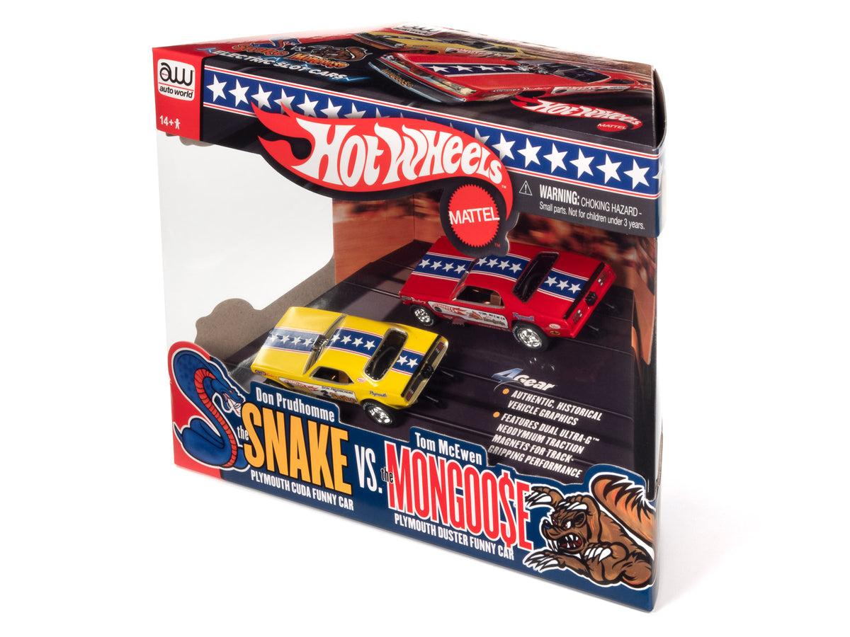 Hot Wheels Snake & Mongoose 2pk - 4Gear | SC2PK001 | Auto World ...