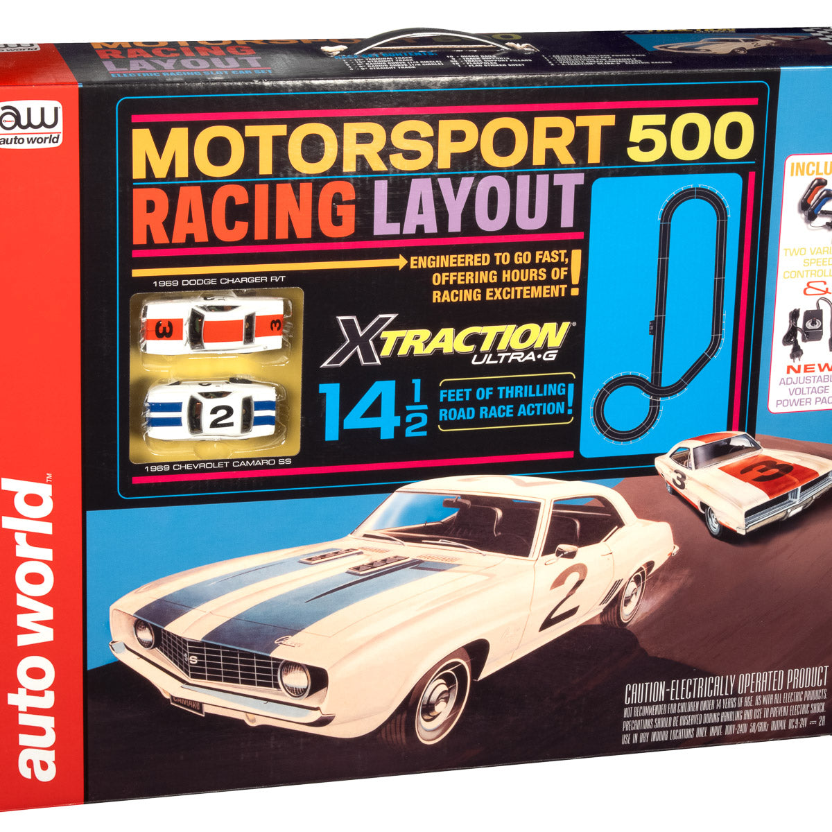 14' Motorsport 500 Slot Race Set | SRS346 | Auto World – ProTinkerToys.com