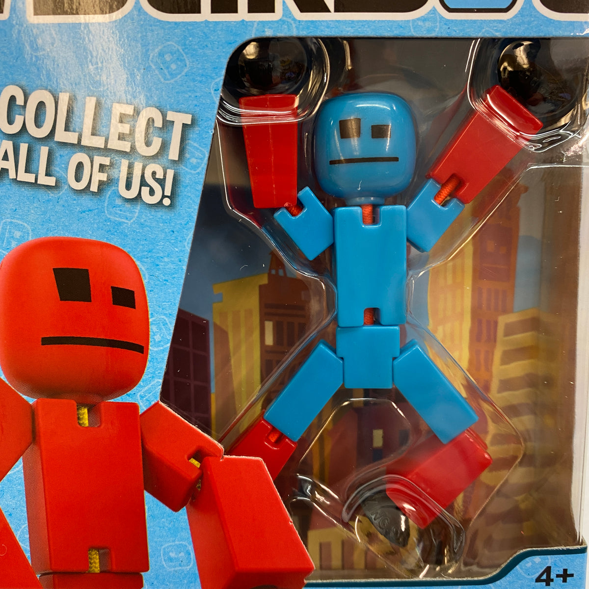 Stik Bot Singles Blue/Red Man | TST616 | StikBot – ProTinkerToys.com